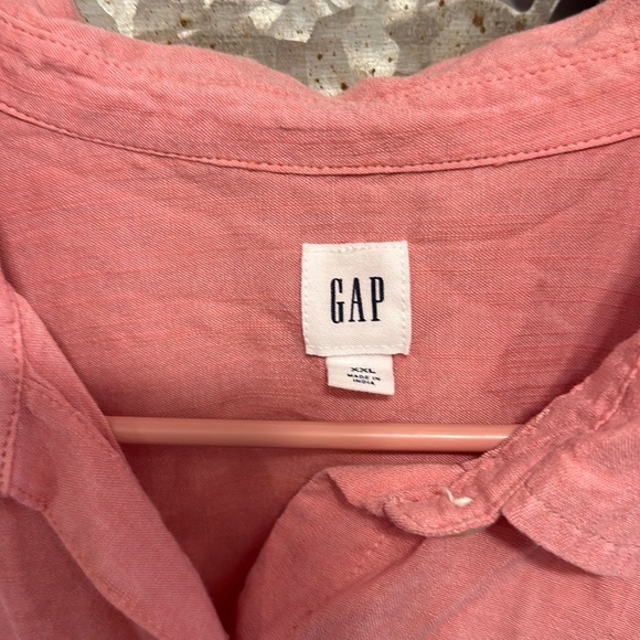 GAP | Tops | Gap Xxl Pink Blouse | Poshmark
